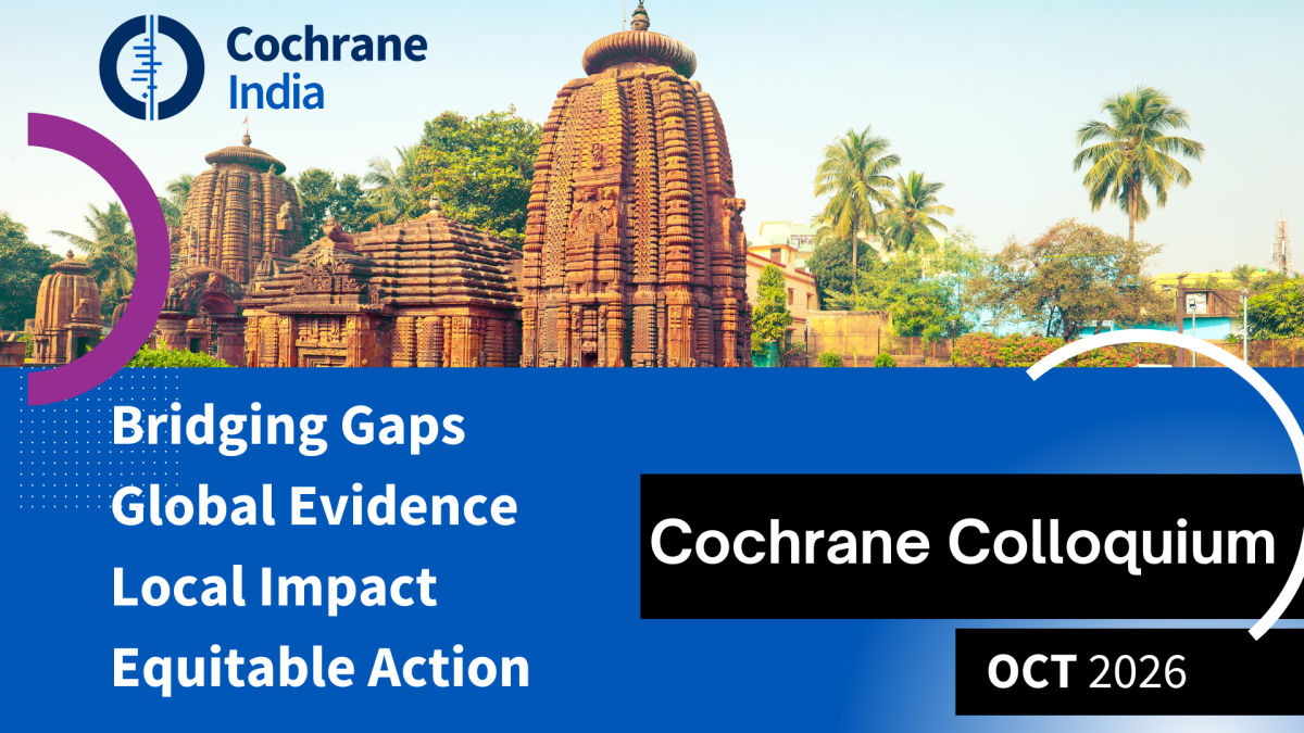 Cochrane announces the 2026 Colloquium in India | Cochrane Norway